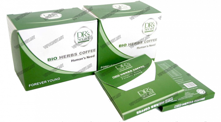 Dr’s Secret BIO HERBS COFFEE FOR MEN and WOMEN 15g x 6 Sachets - VIP Honey